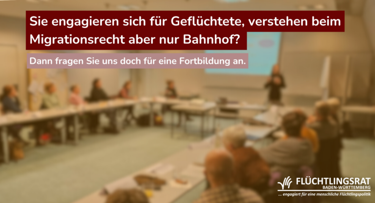 Der Flüchtlingsrat – engagiert für eine menschliche Flüchtlingspolitik